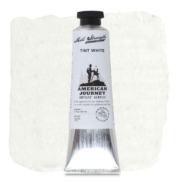 American Journey Artists' Acrylic - Tint White, 60 ml – Journey Art Stuff